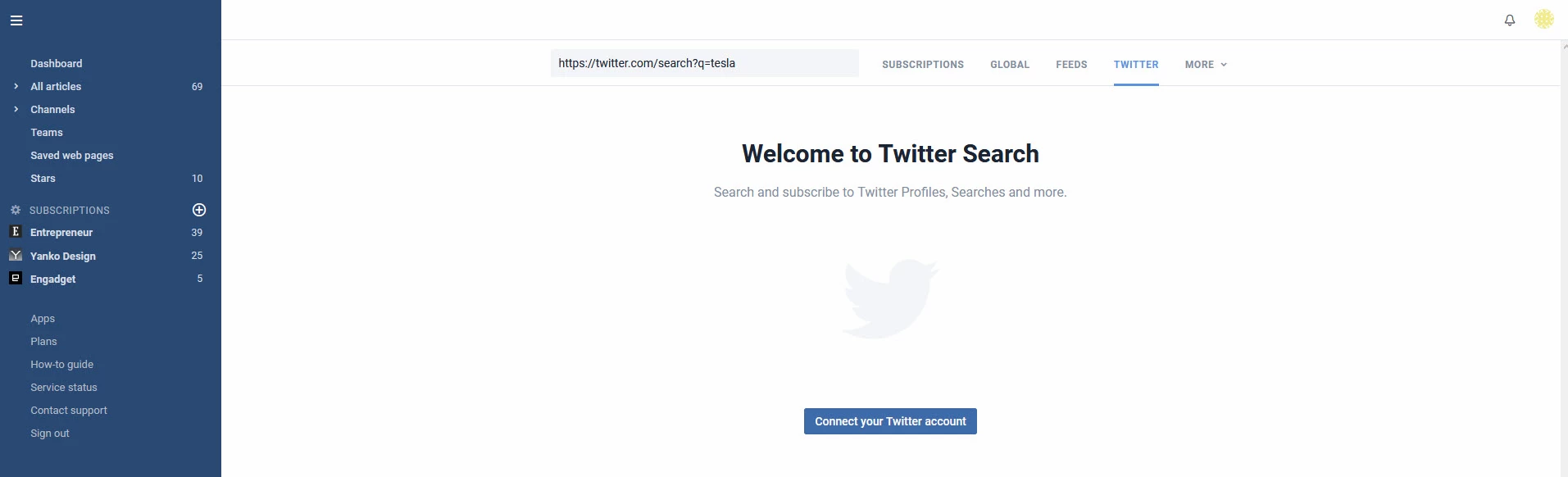 Inoreader How-to: Subscribe to social networks feeds | Inoreader blog
