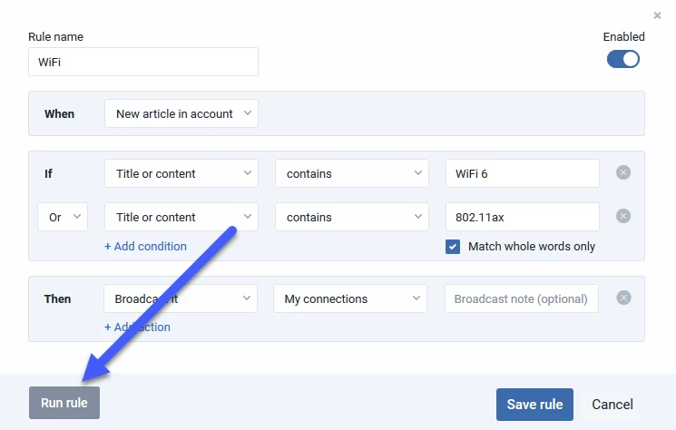 Jump-start your automation by manually running Rules | Inoreader blog