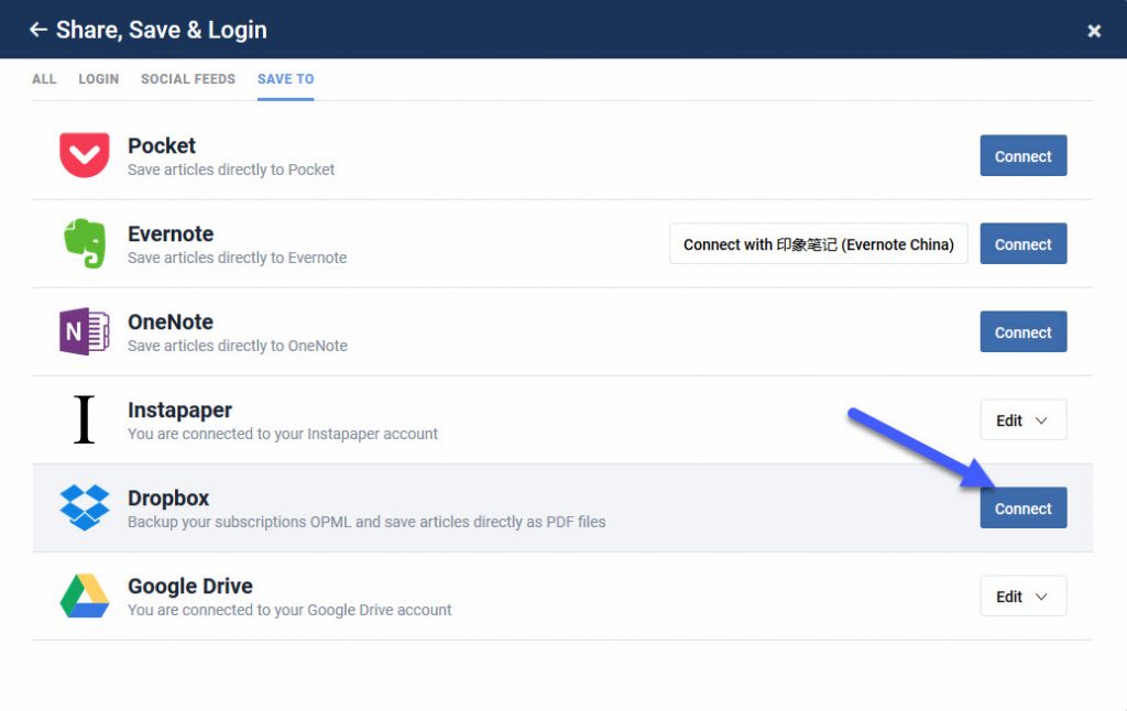 Dropbox Integration | Inoreader blog
