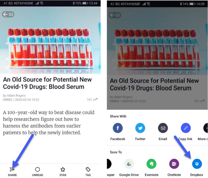 Dropbox Integration | Inoreader blog