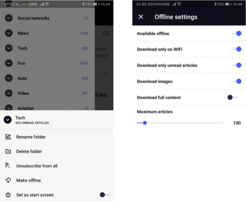 Stay informed everywhere with Offline Folders | Inoreader blog