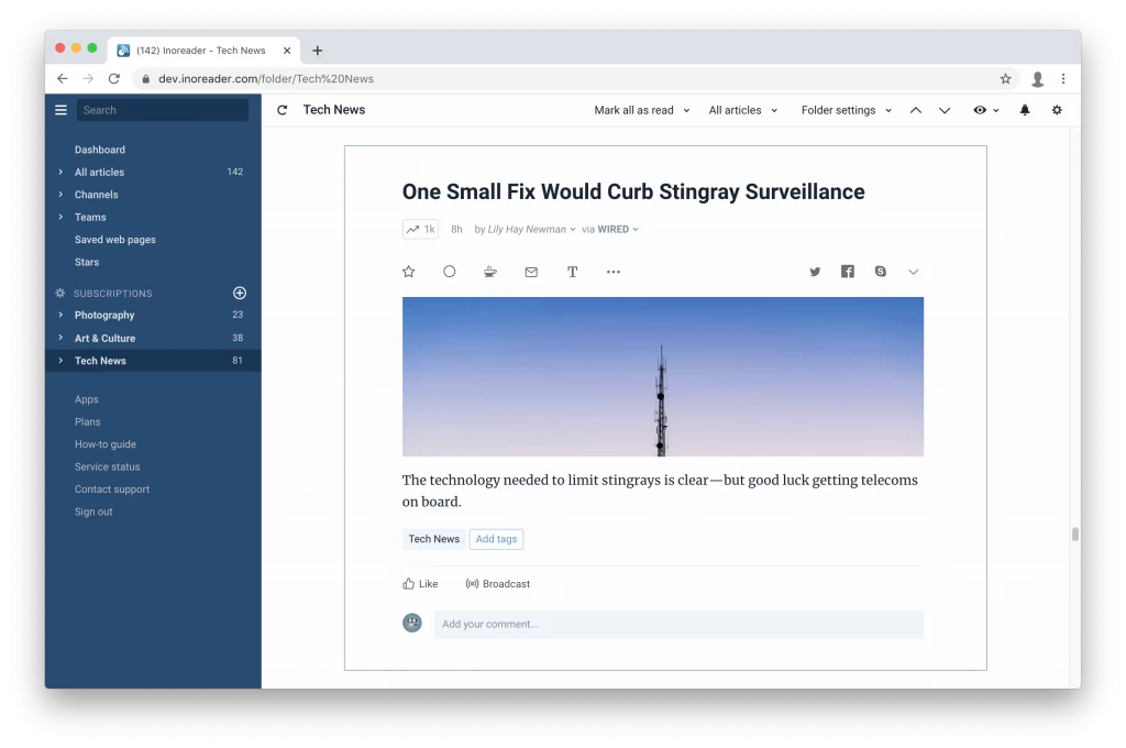 Inoreader v13 is Here With Improved Looks and New Features! | Inoreader ...