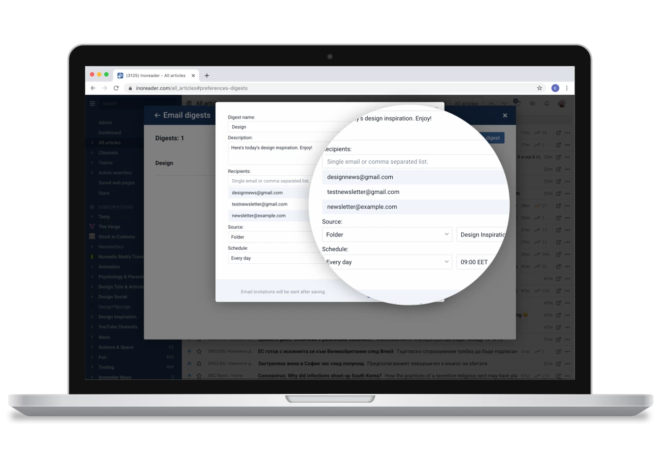 Send Daily Email Digests to Friends, Colleagues or Even to Yourself ...
