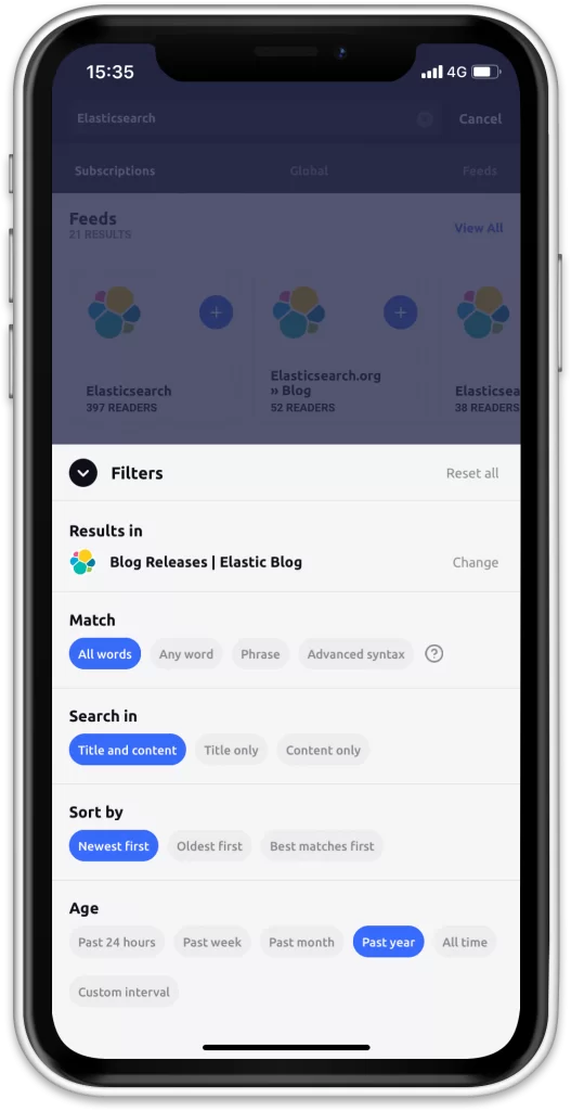 Additional Search Options Are Now Available On Inoreader For Android And Ios Inoreader Blog
