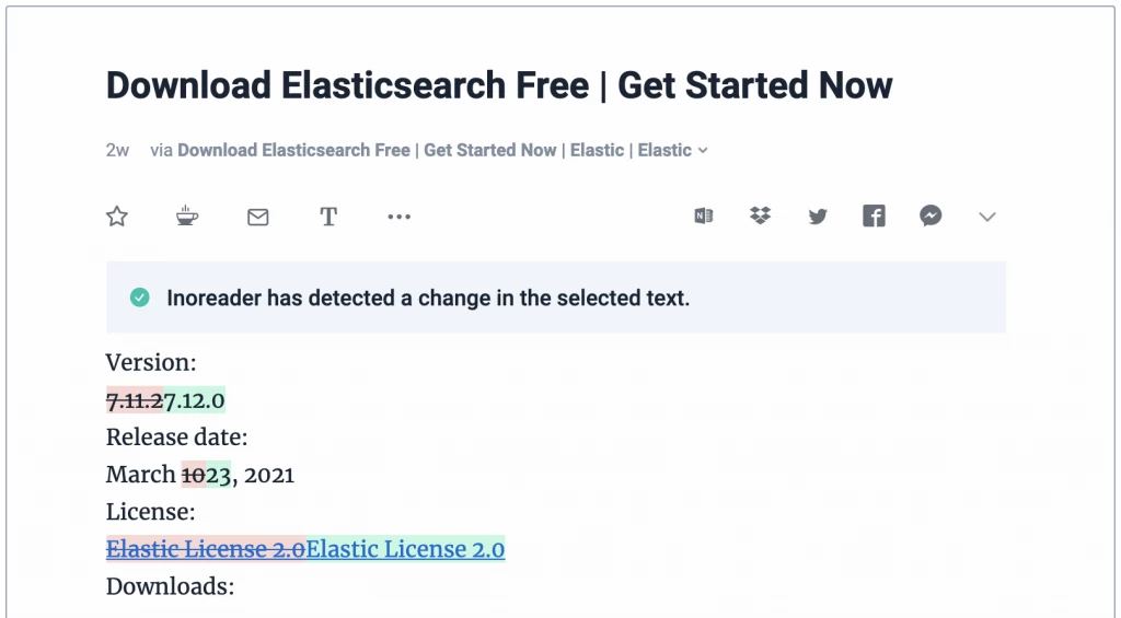 Monitor Web Pages For Changes Using Web Feeds | Inoreader blog