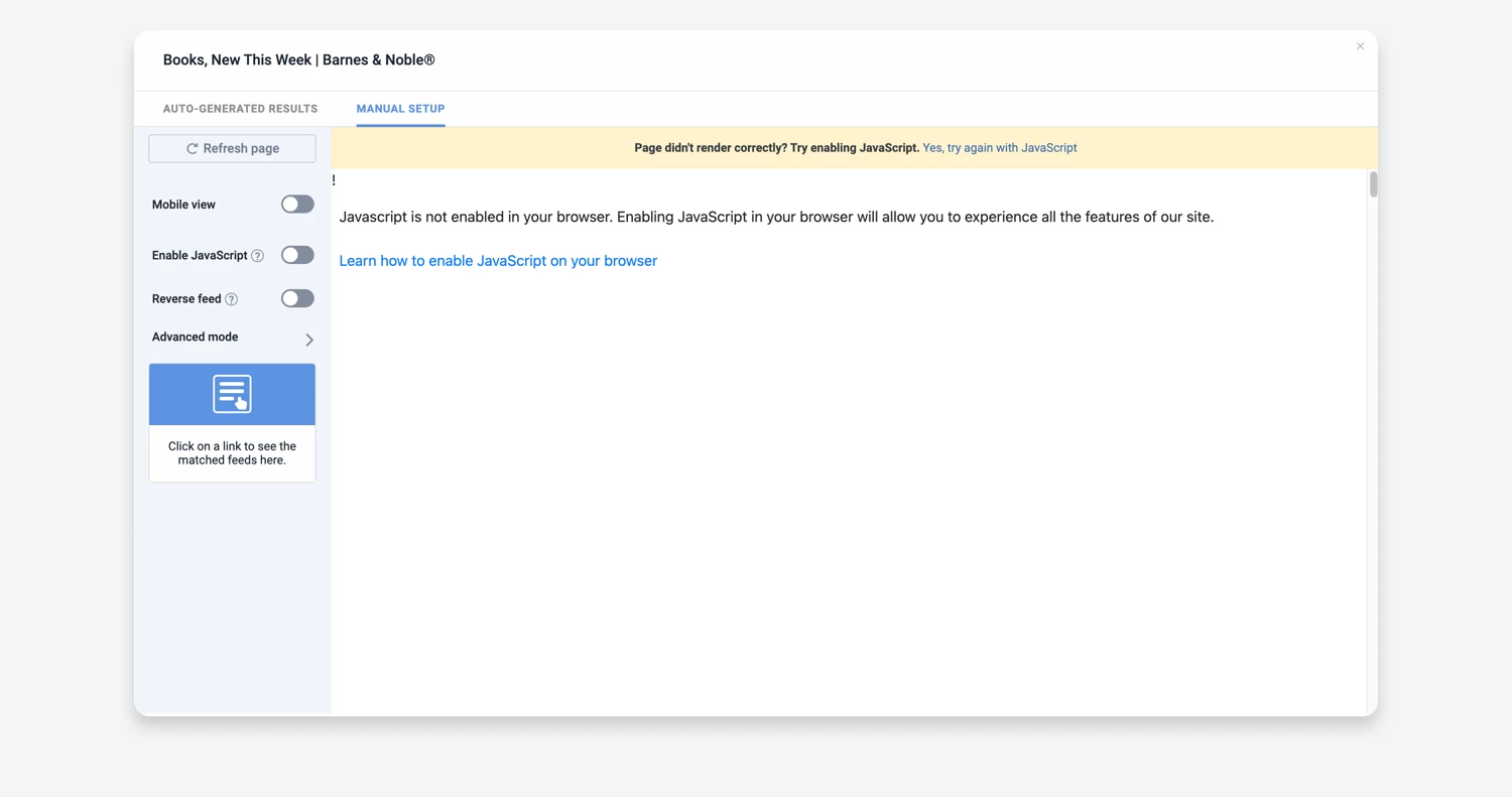 Manual setup of Web feeds with JavaScript | Inoreader blog