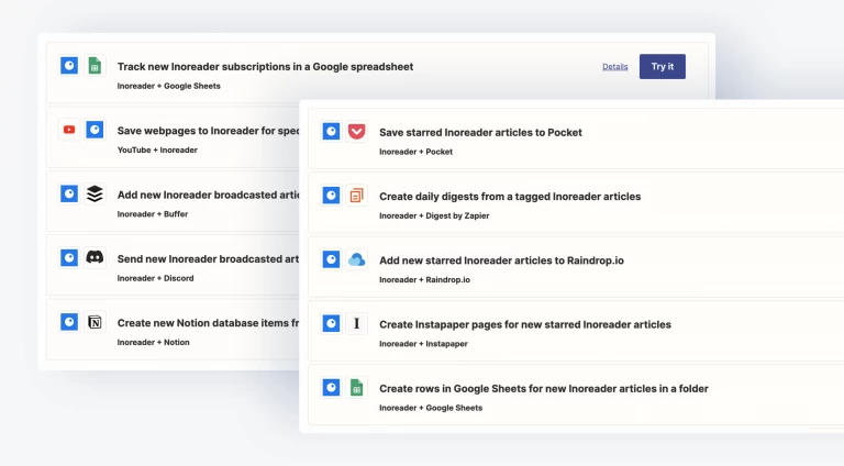 Automate success with IFTTT and Zapier | Inoreader blog