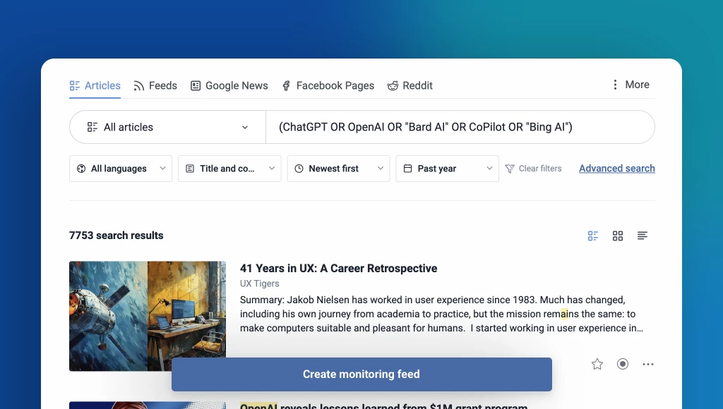 Stay in the know with monitoring feeds | Inoreader blog