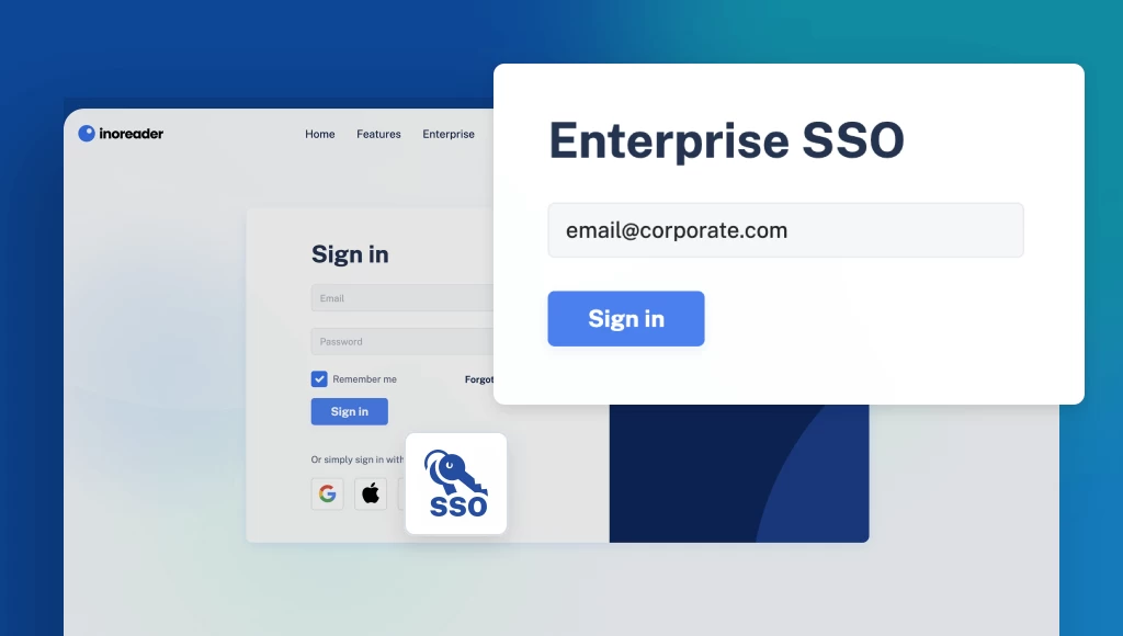 New Single Sign On Sso Feature For Enterprise Clients Inoreader Blog