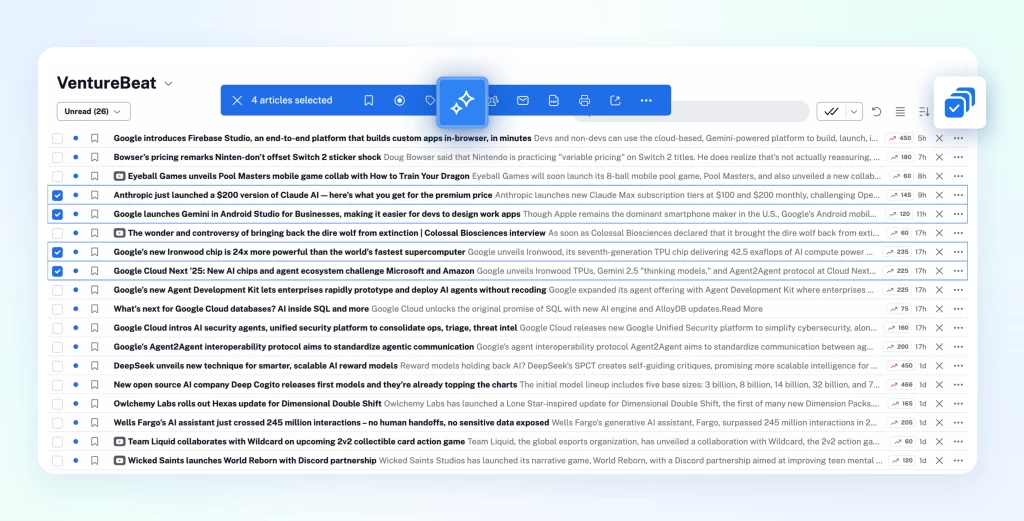 New Intelligence reports and Team Intelligence plan | Inoreader blog