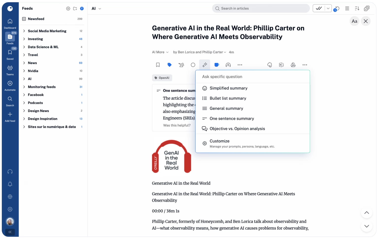 Content workflows with Inoreader Intelligence | Inoreader blog